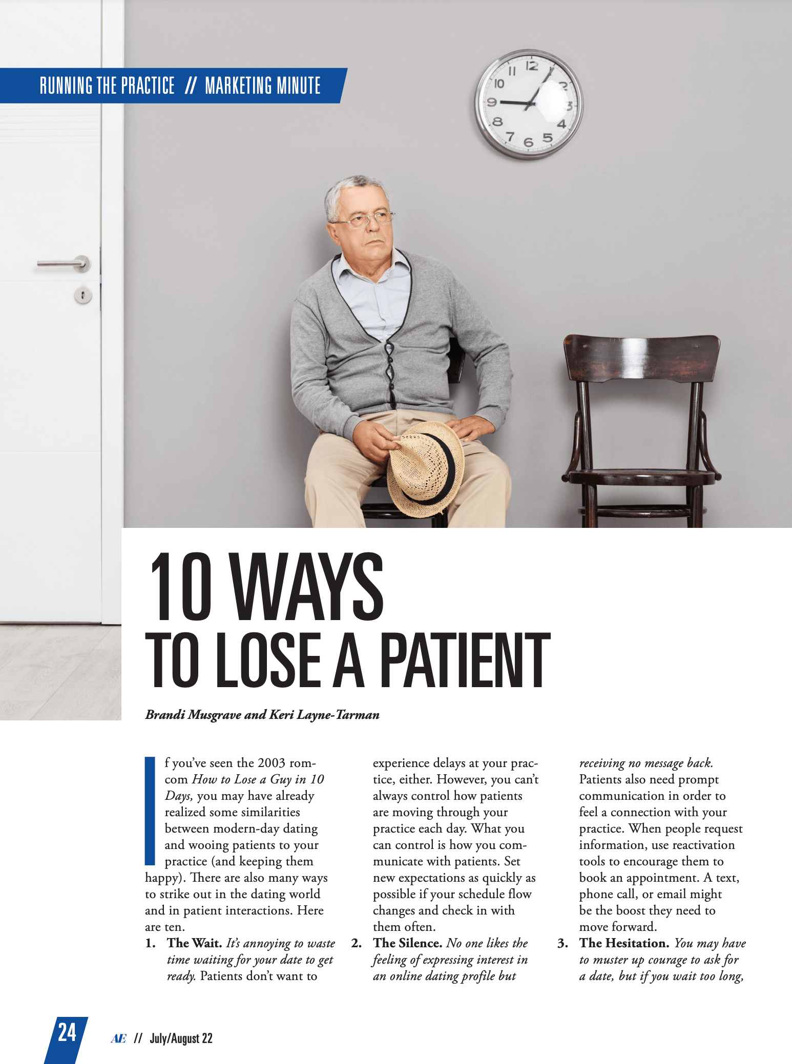 10 Ways to Lose a Patient - Fast Track Marketing | Medical Marketing ...