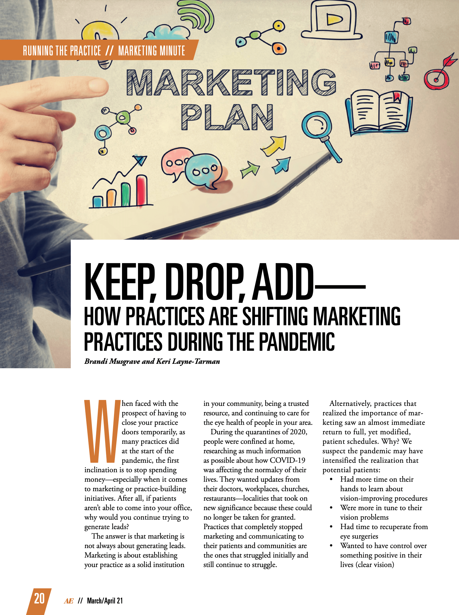 Keep, Drop, Add... - Fast Track Marketing | Medical Marketing - Fast Track Marketing | Medical ...